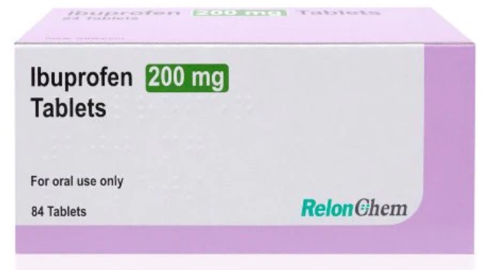 IBUPROFEN 200MG TABLETS - 84 TABLETS