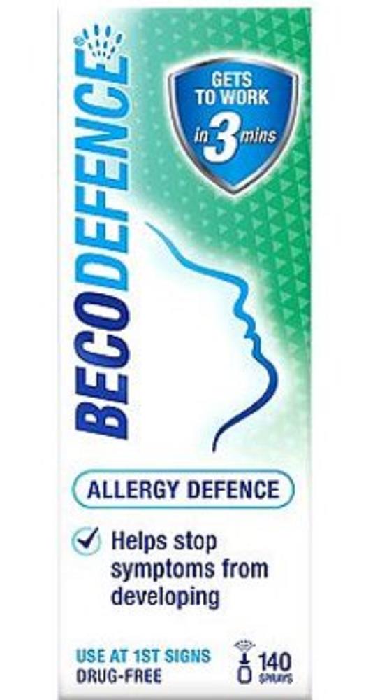Becodefence Allergy Spray - Fast Relief in 3 Minutes, 140 Doses