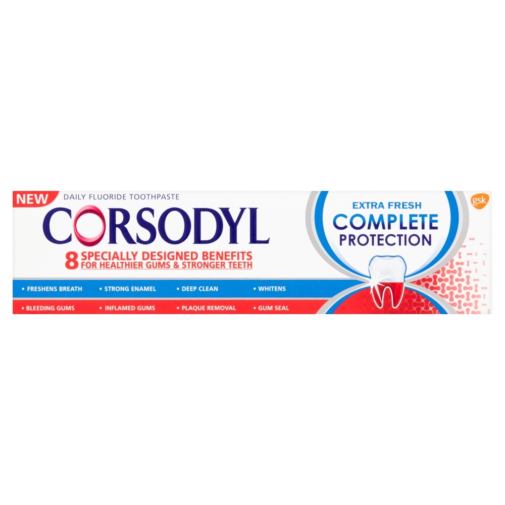 Corsodyl Complete Protection Toothpaste 75ml - Advanced Gum Care