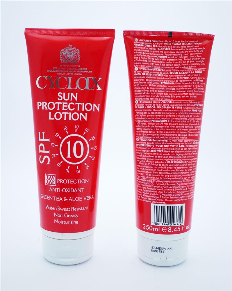 Order cyclax sun protection lotion spf10 250ml Online