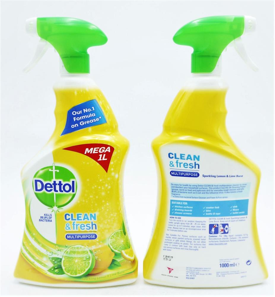 Buy dettol clean & fresh multipurose spray 1lt Online