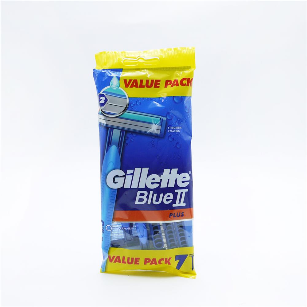 Gillette Blue II Plus 7 Razors: Comfortable Shaving