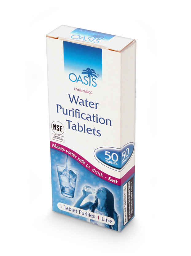 Oasis Water Purification Tablets: Safe Drinking Water